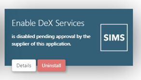 - Installing the Enable DeX Services tile - CSM